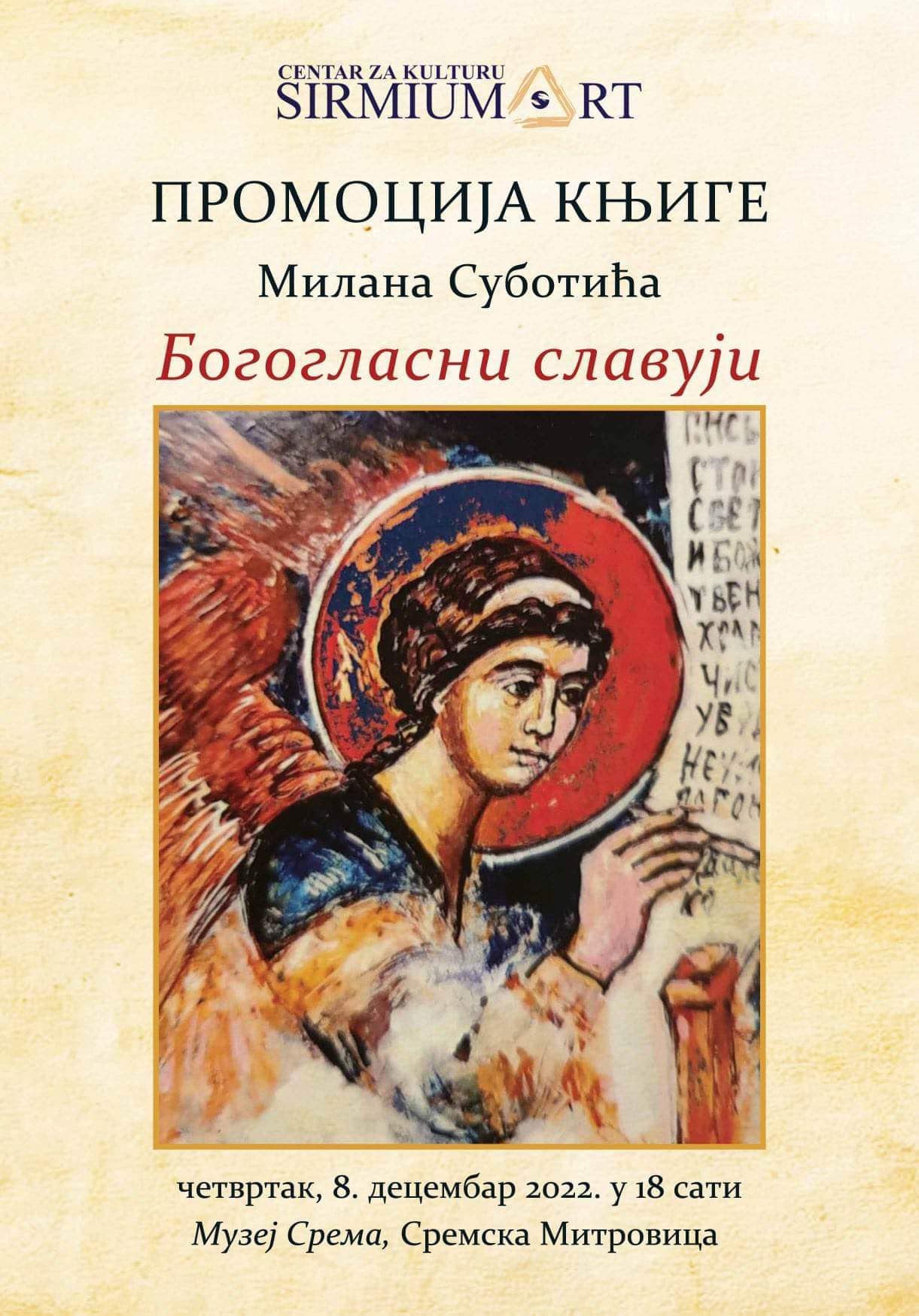 Najava promocije knjige „Bogoglasni slavuji: simbolika ptica“ – M novine Sremski informativni portal